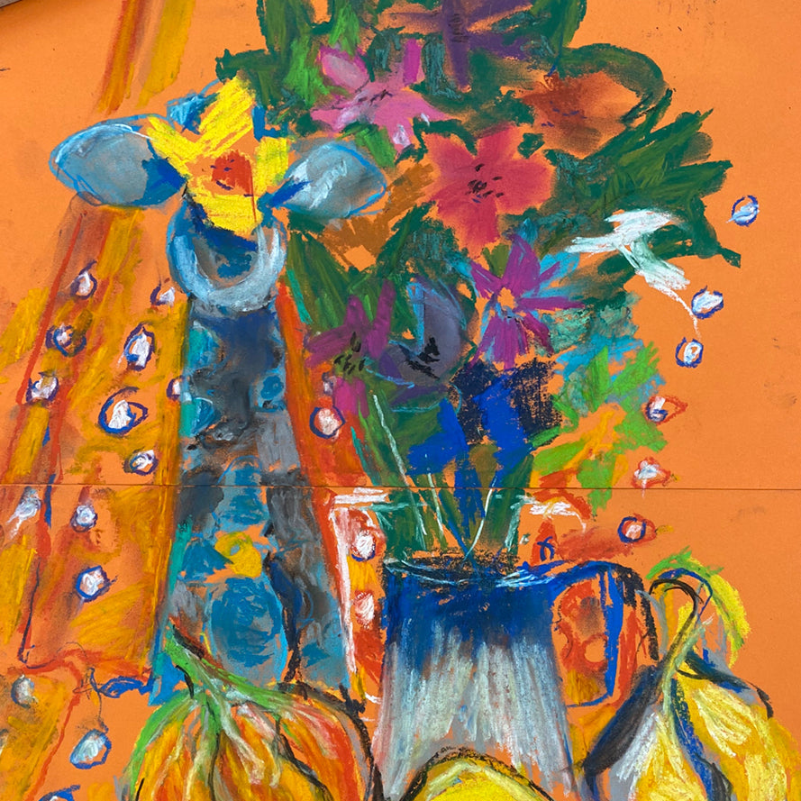 Joyful Still Life Studies in Coloured Media | RWA Drawing School Bristol | RWA Bristol