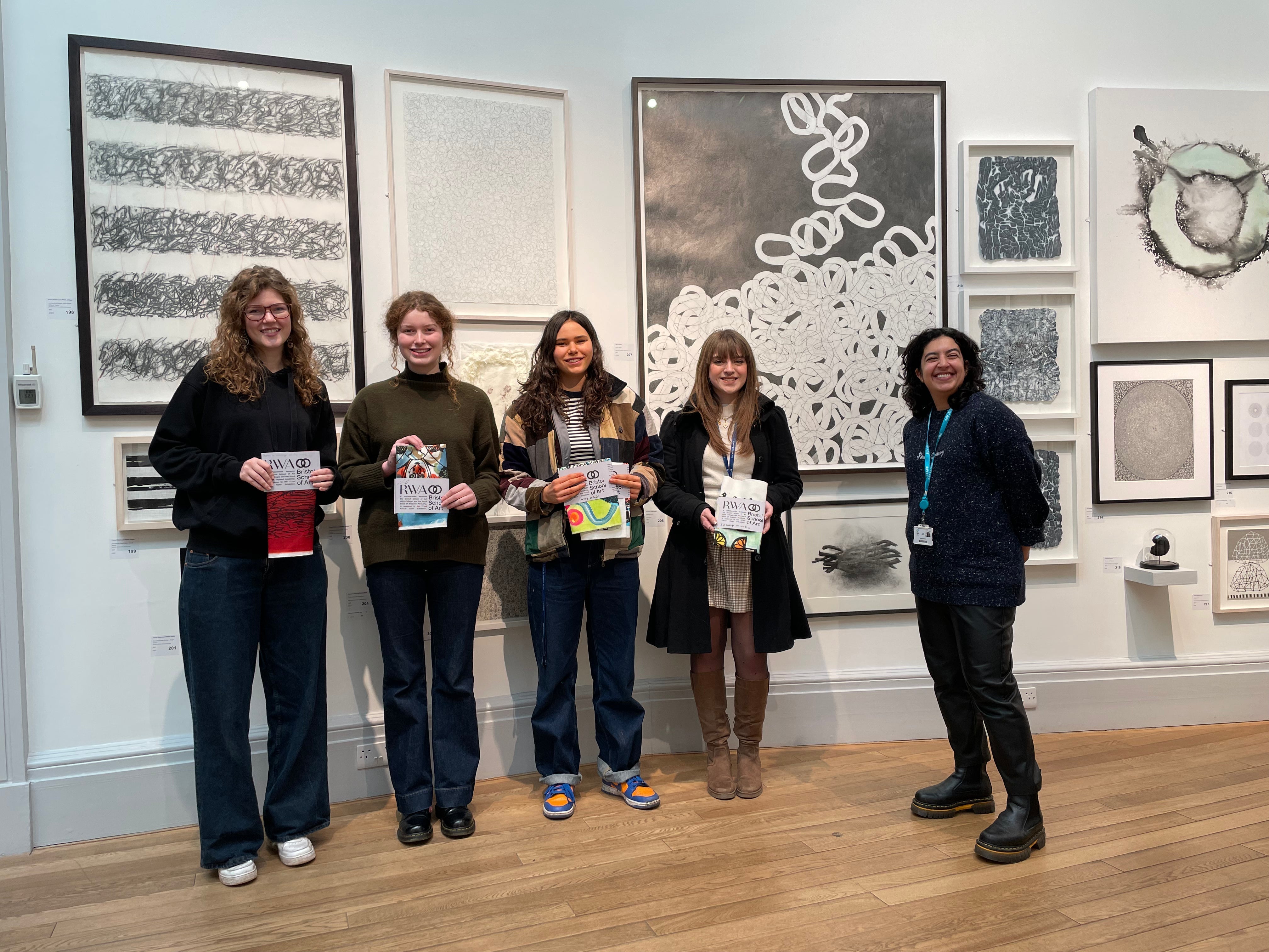 Students from Bristol School of Art create bespoke RWA merch | RWA Bristol